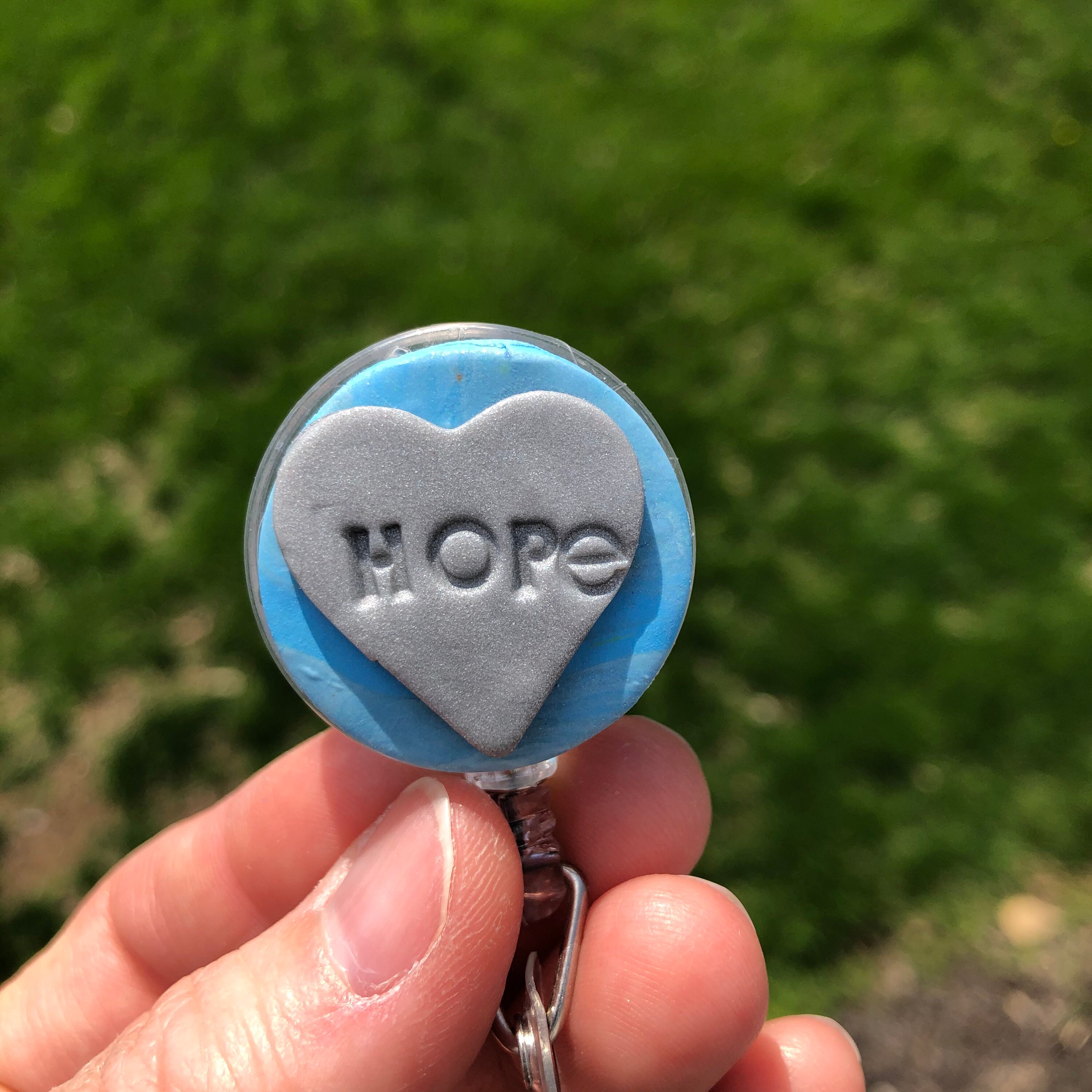 Hope Badge Reel Holder-Nursing badge reel holder/IDHolder/Health Care ...