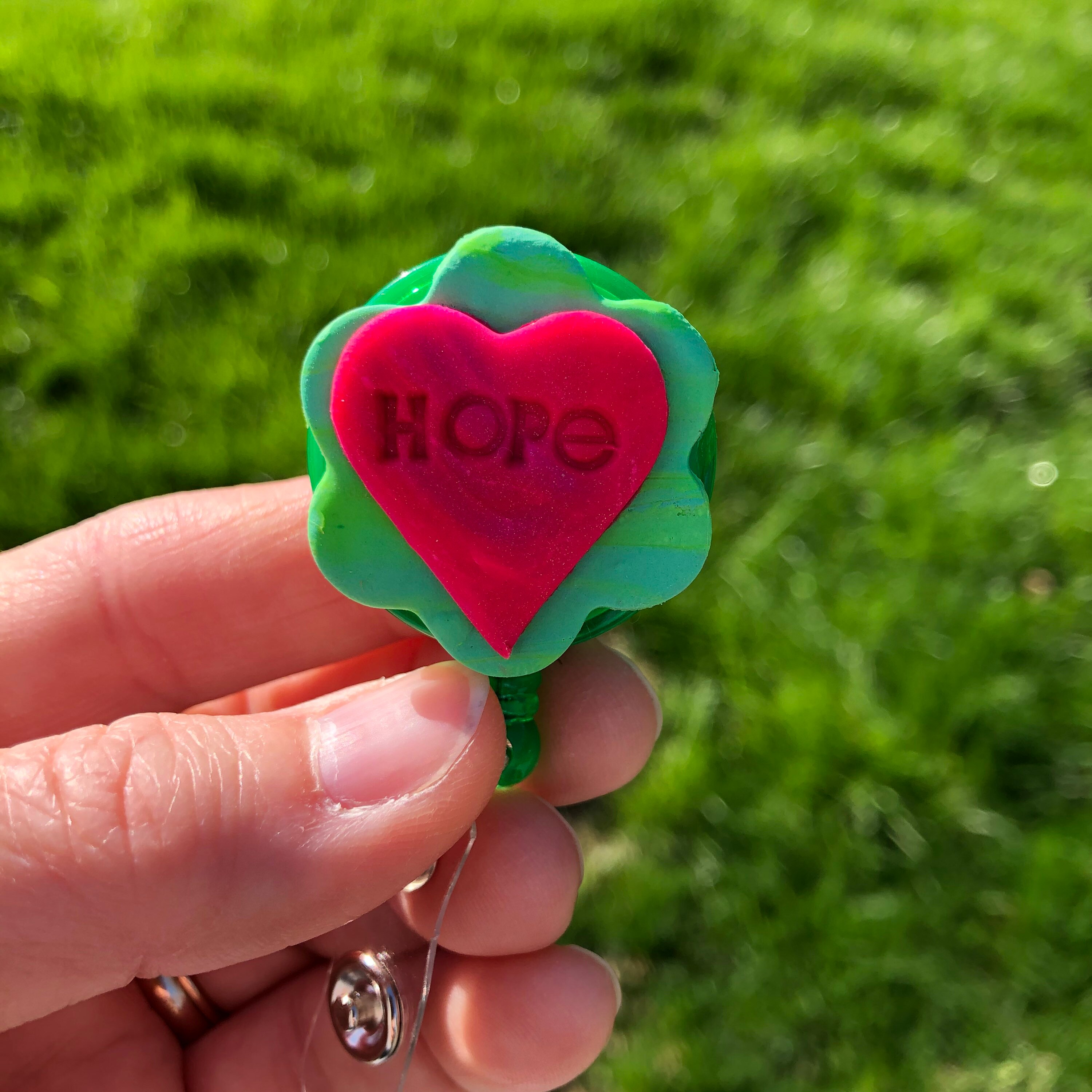 Hope Badge Reel Holder-Nursing badge reel holder/IDHolder/Health Care ...