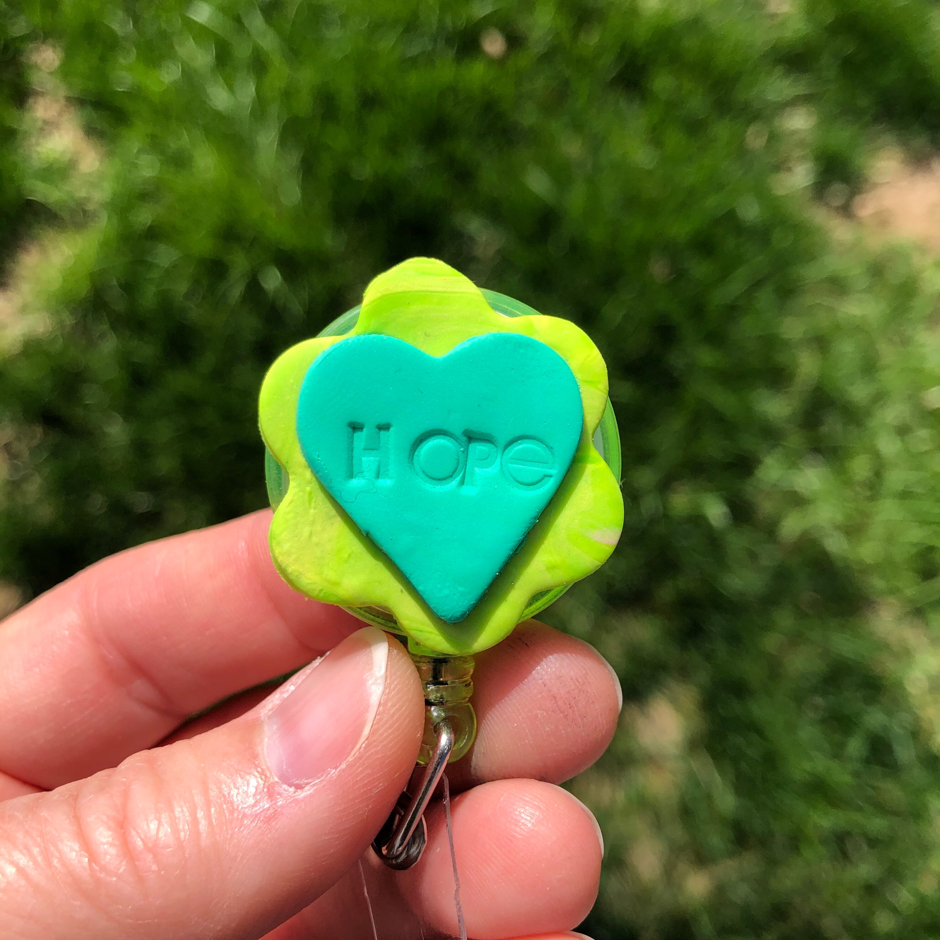 Hope Badge Reel Holder-Nursing badge reel holder/IDHolder/Health Care ...