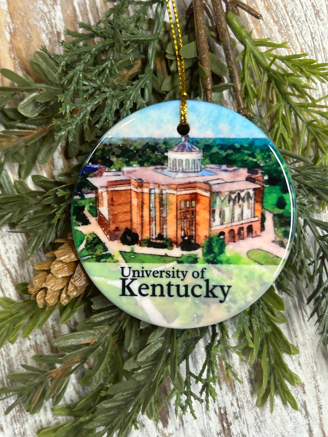 University Kentucky Christmas Ornament, UK Wildcats, Student Gift ...
