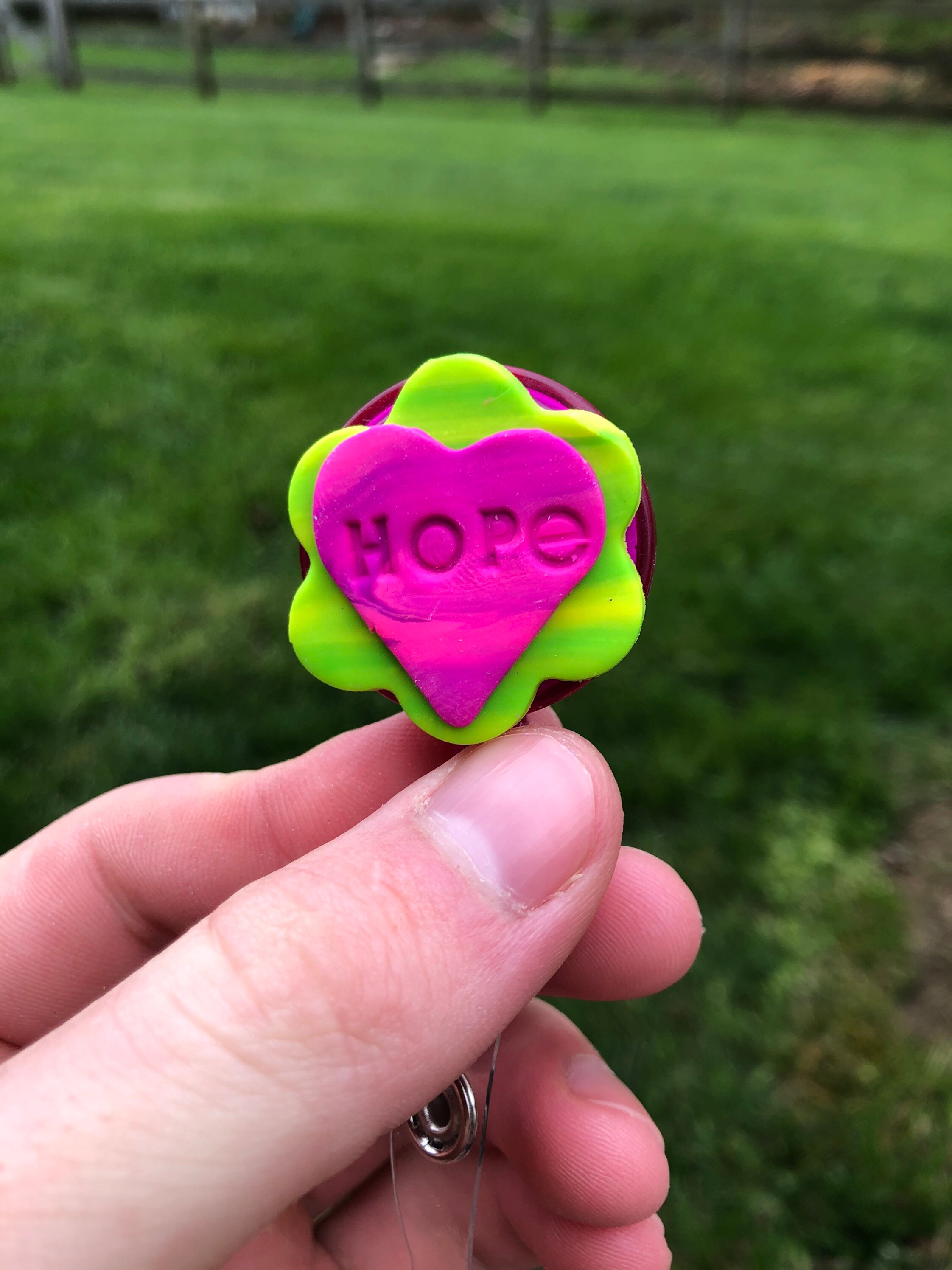 Hope Badge Reel Holder-Nursing badge reel holder/IDHolder/Health Care ...