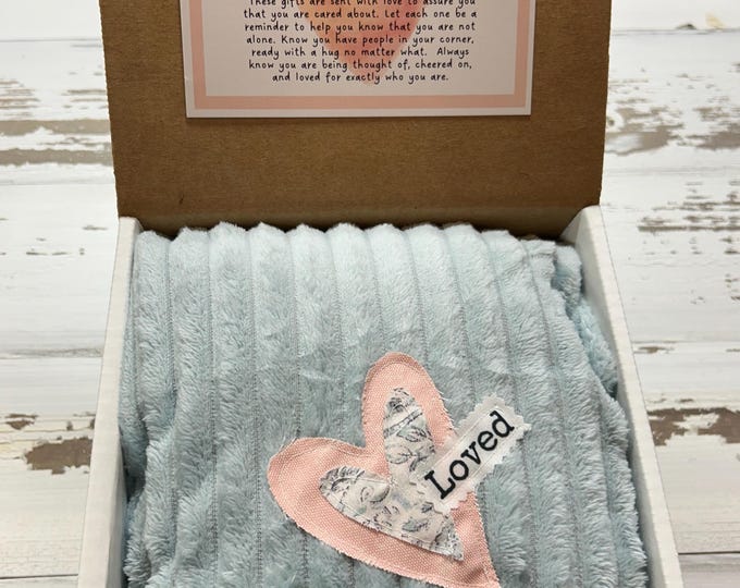 Sending You a HUG Box, Soft Blanket, Comforting Gift, Uplifting Gift ...