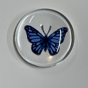 Butterfly Always Near Glass Gem - Pocket Token, Angelversary ...