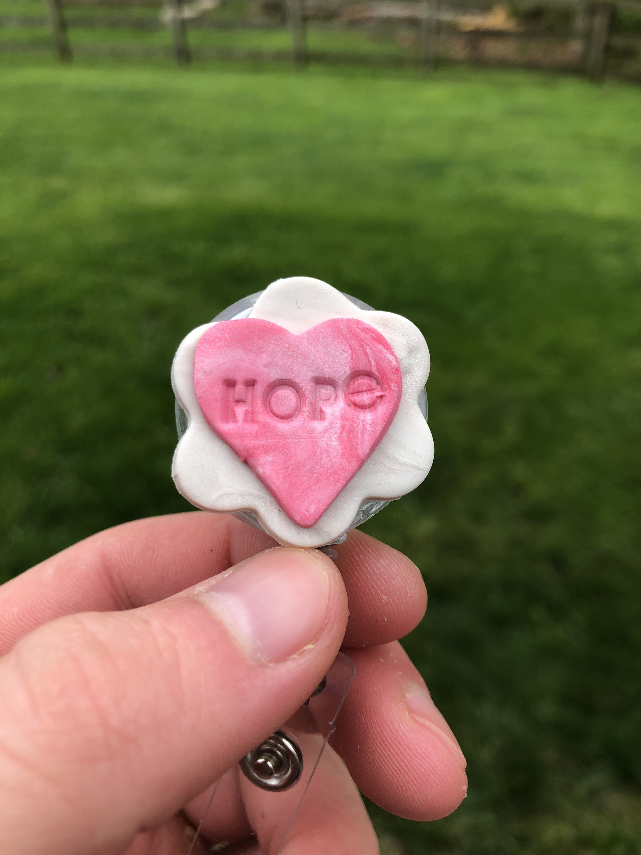 Hope Badge Reel Holder-Nursing badge reel holder/IDHolder/Health Care ...