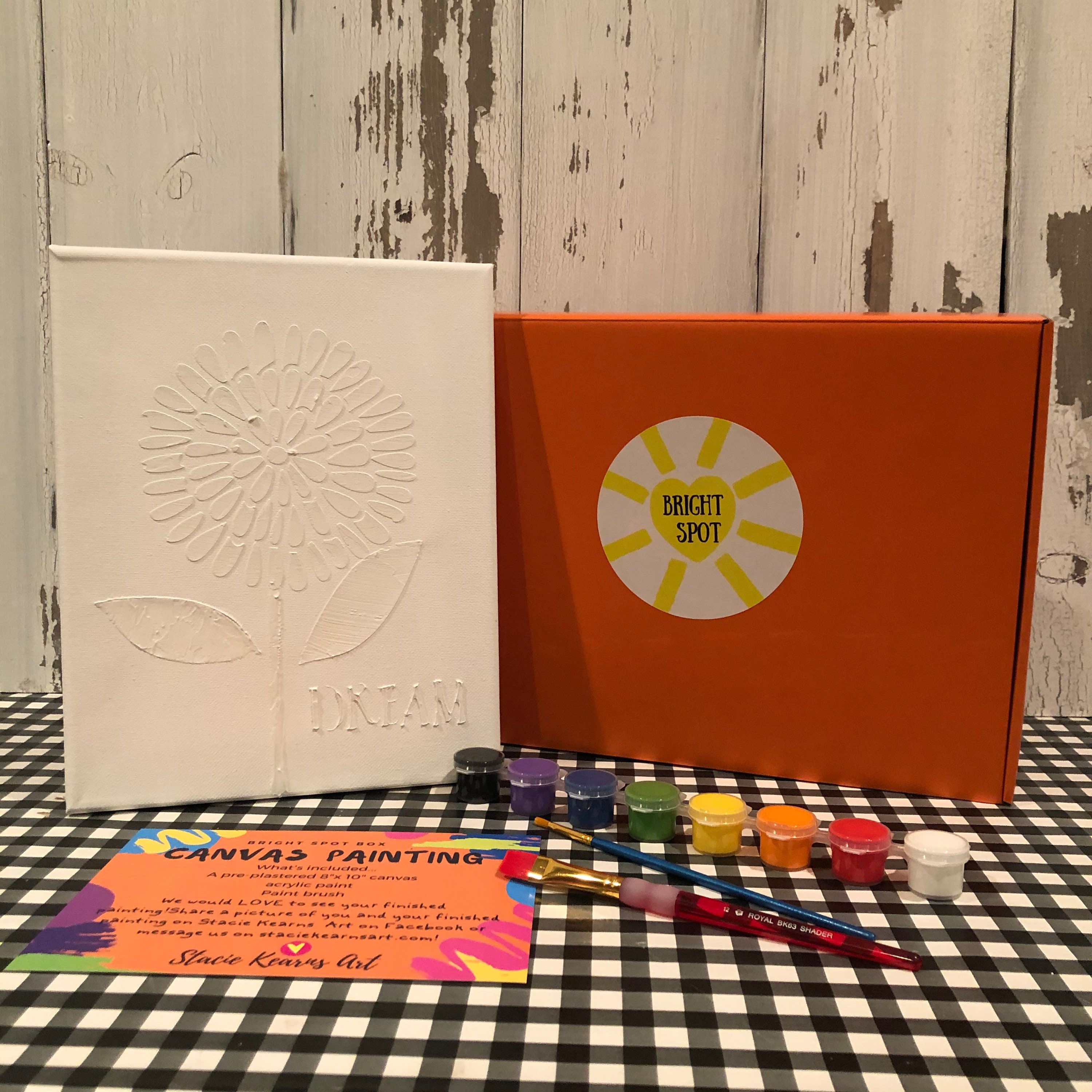 Canvas Painting Bright Spot Box Dream -paint party/adult painting /fun ...