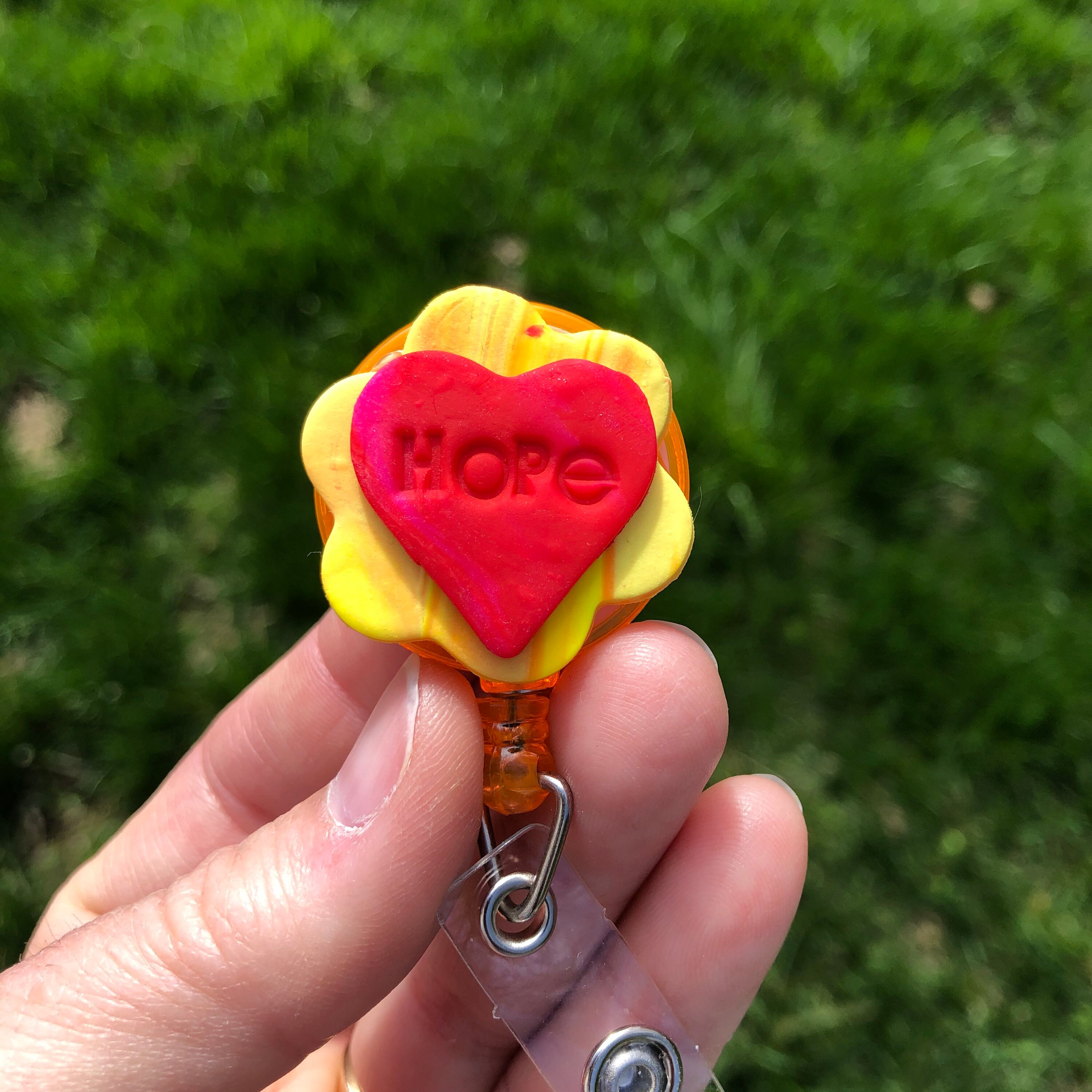 Hope Badge Reel Holder-Nursing badge reel holder/IDHolder/Health Care ...