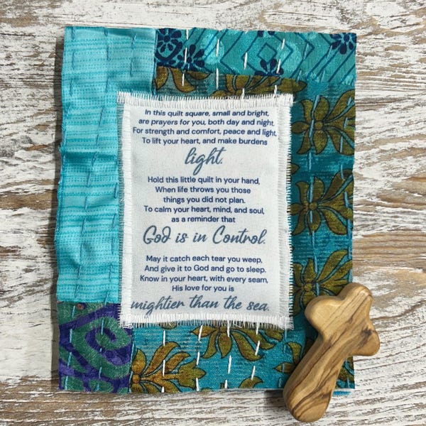 Prayer Quilts With Cross Inside - Etsy