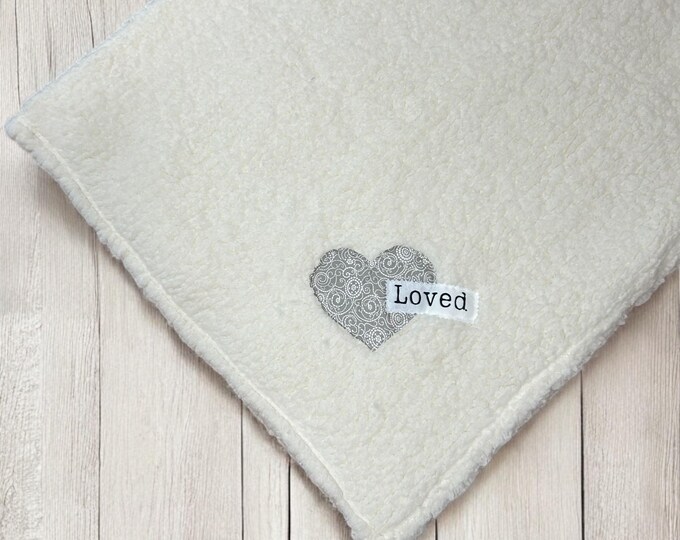 Sending You a HUG Box With Gray Heart, Soft Blanket, Comforting Gift ...