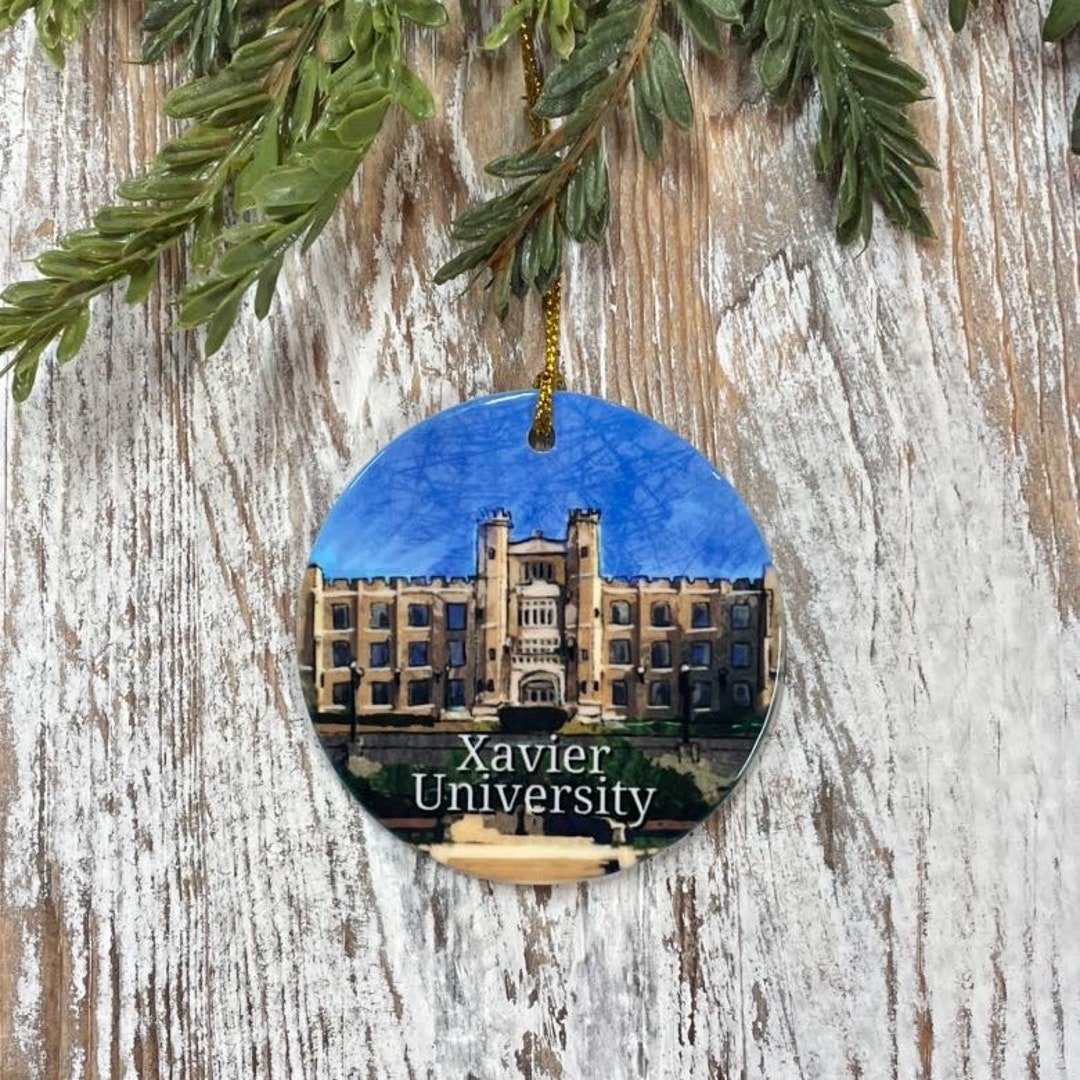 Xavier University Ceramic Christmas Ornament, Musketeers, Collage ...