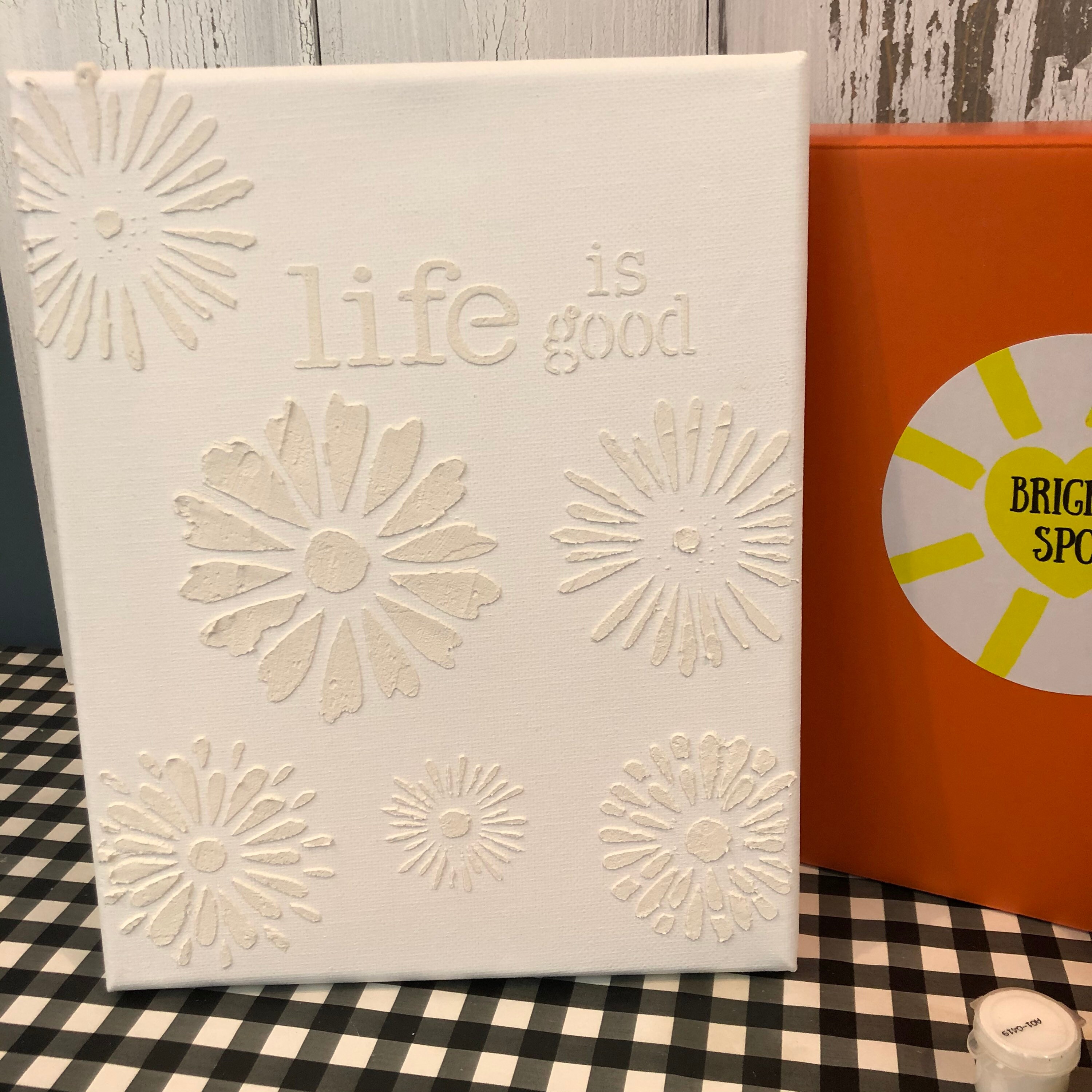 Canvas Painting Bright Spot Box -paint party/kid’s painting/adult ...