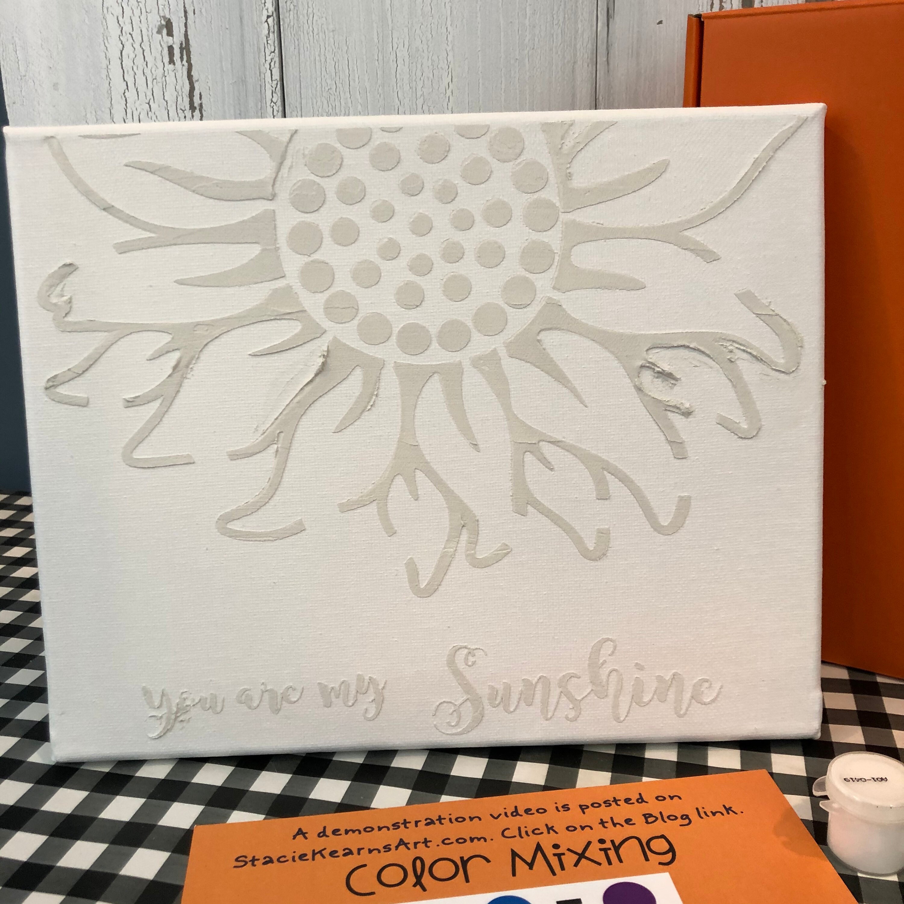 Canvas Painting Bright Spot Box -paint party/kid’s painting/adult ...