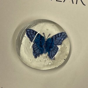 Butterfly Always Near Glass Gem, Pocket Token, Angelversary ...