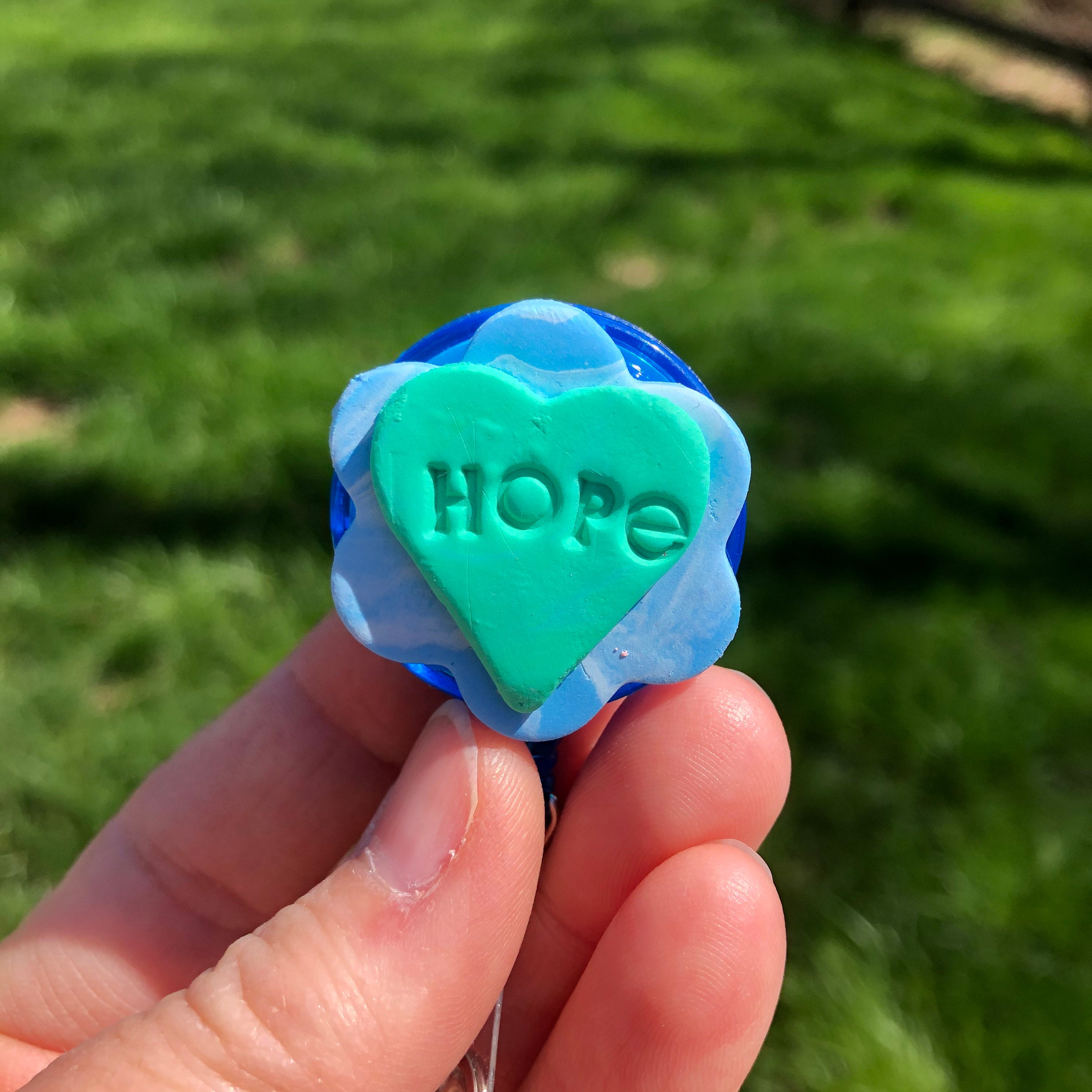 Hope Badge Reel Holder-Nursing badge reel holder/IDHolder/Health Care ...