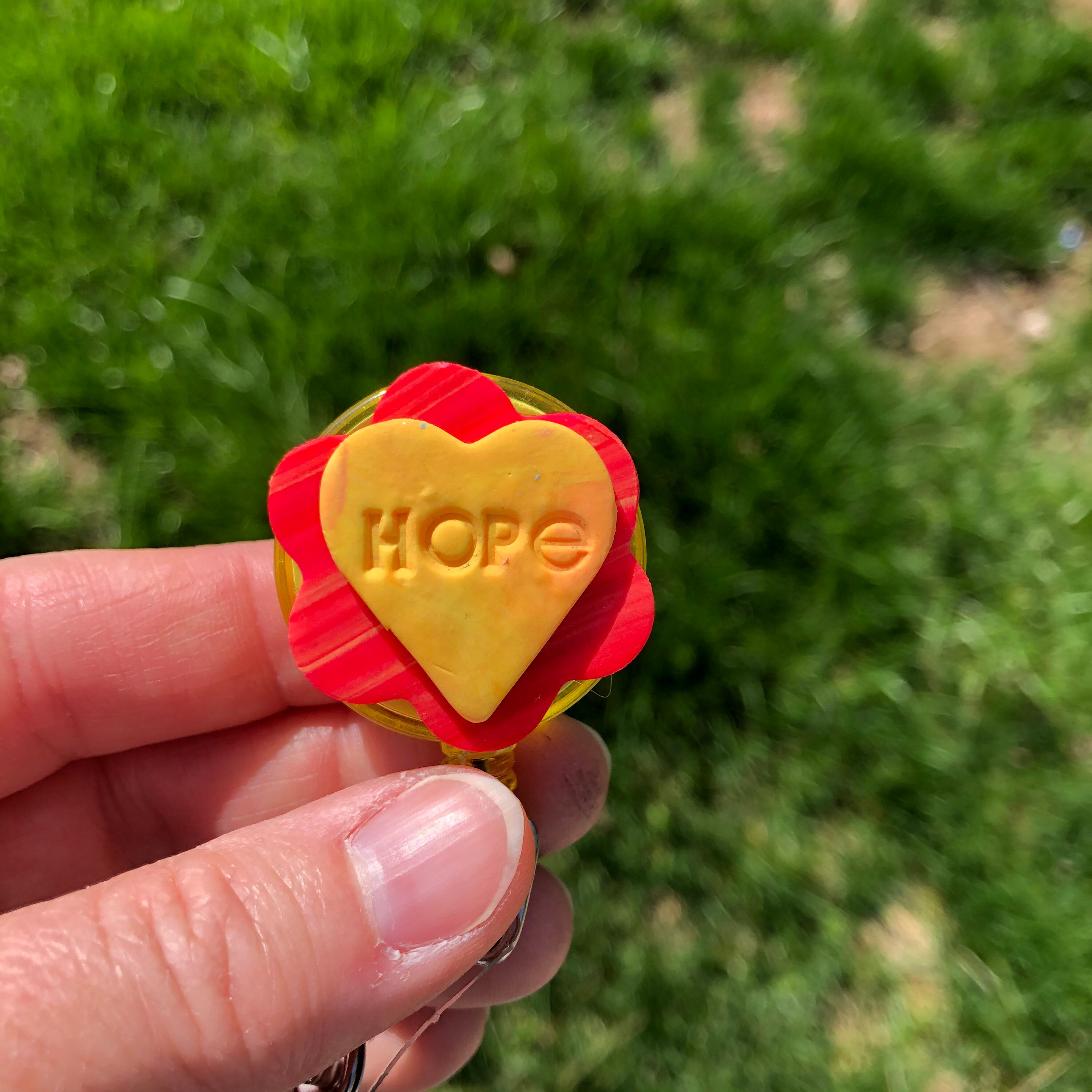 Hope Badge Reel Holder-Nursing badge reel holder/IDHolder/Health Care ...