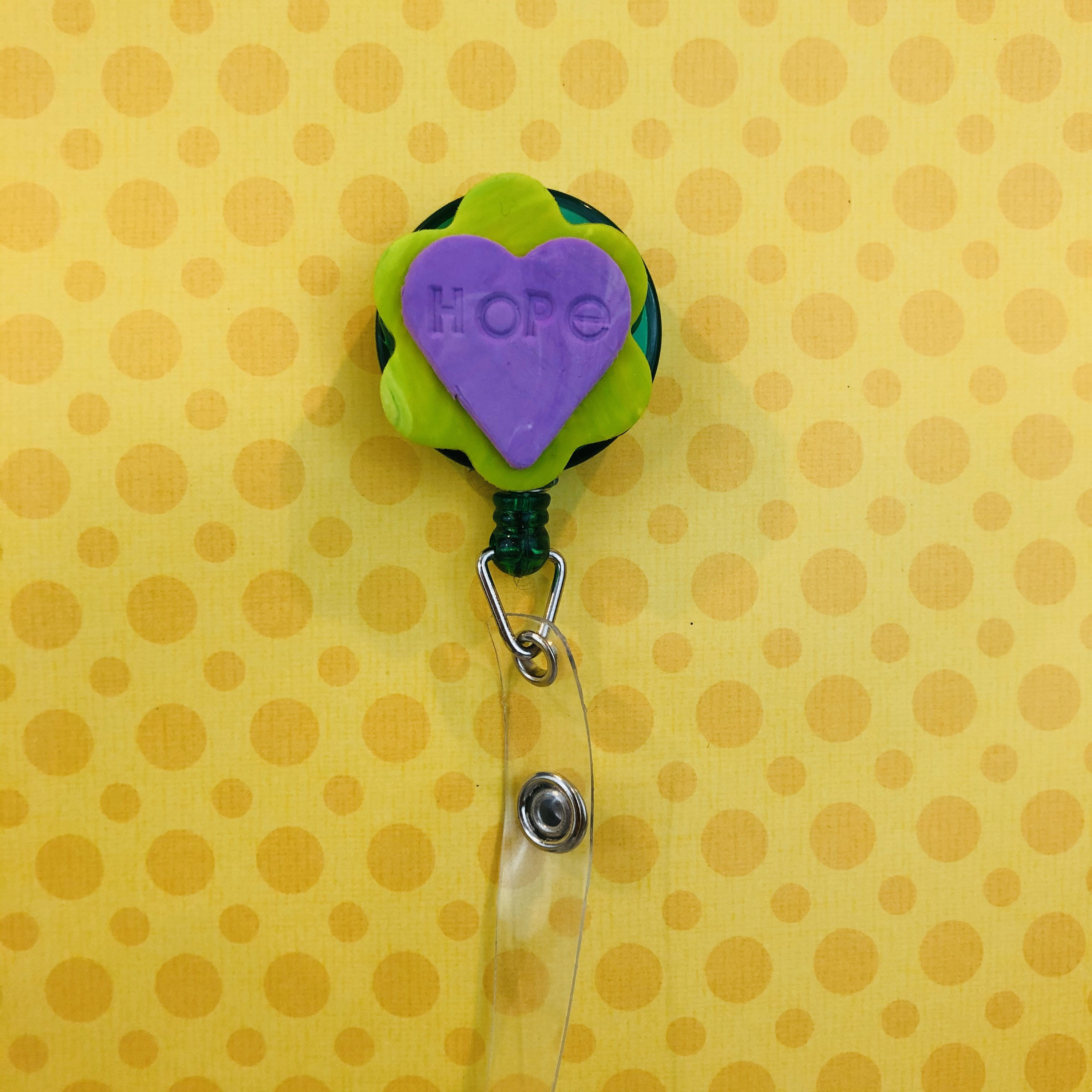 Hope Badge Reel Holder-Nursing badge reel holder/IDHolder/Health Care ...