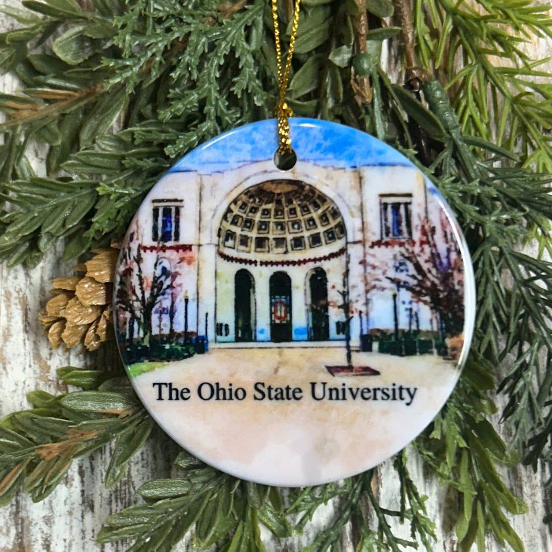 The Ohio State University Christmas Ornament, Buckeyes, Football ...