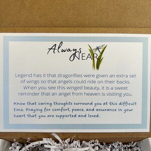 Sympathy Dragonfly Always Near Mug Gift Set, Angelversary Gift ...