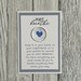 Forget-me-not Glass Gem, Angelversary, Remembrance Gift, Condolence ...