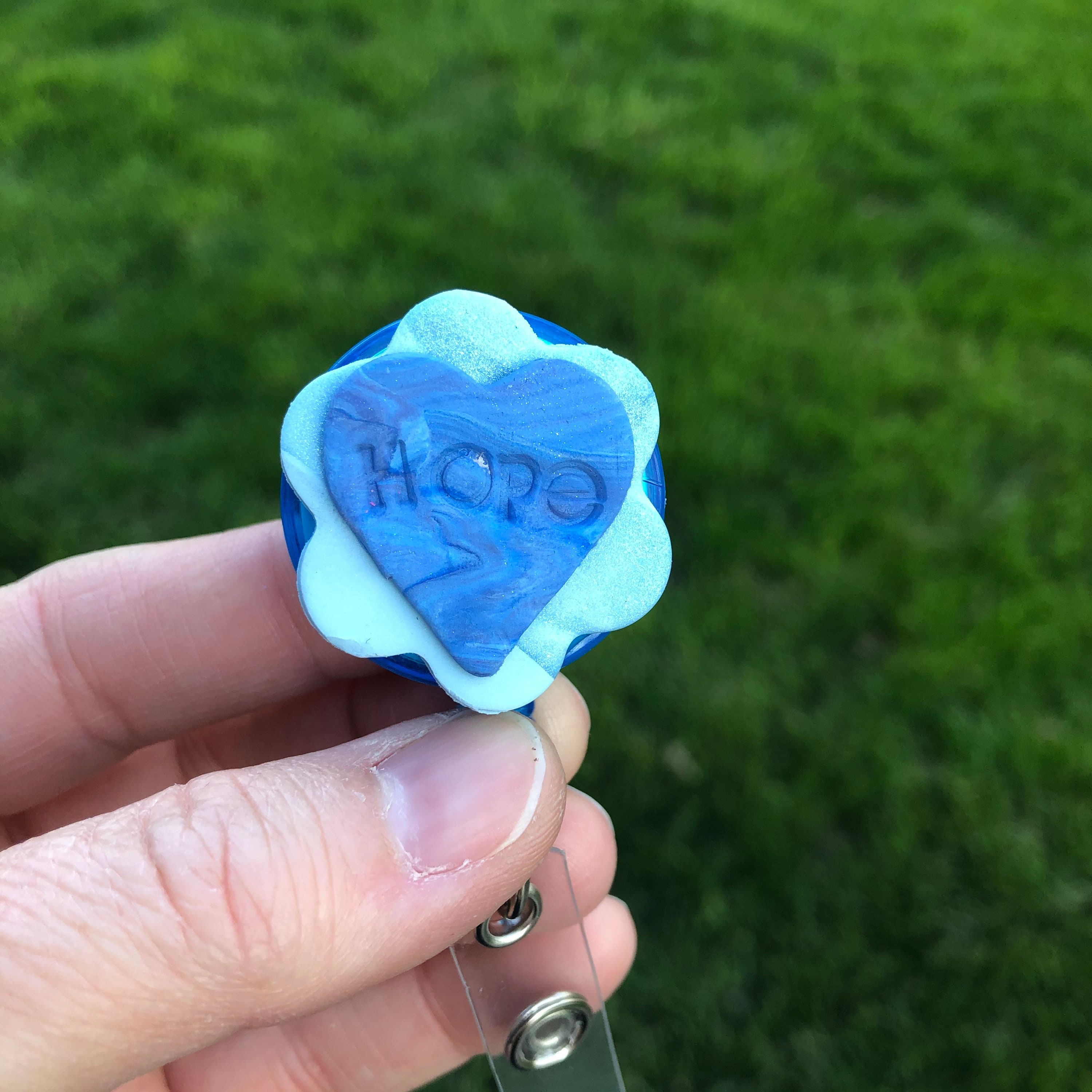 Hope Badge Reel Holder-Nursing badge reel holder/IDHolder/Health Care ...