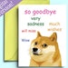 Doge Farewell Card: Meme Goodbye Card (digital Download) - Etsy