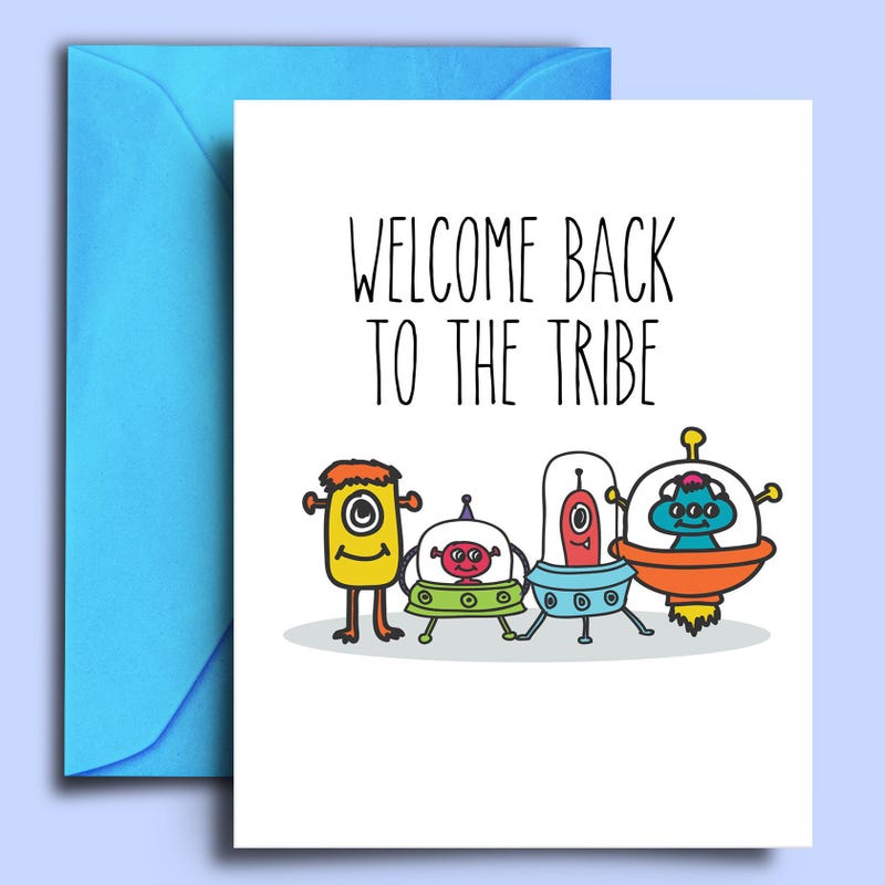 Welcome Back Card - Etsy