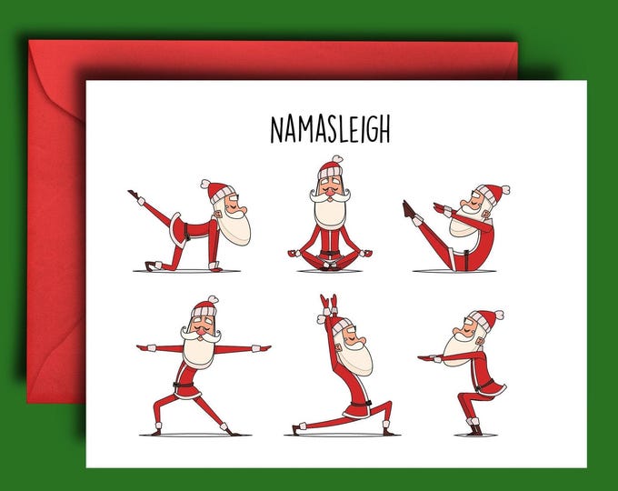 Buff Santa Christmas Card for Personal Trainer, Gym Buddy, Fitness ...