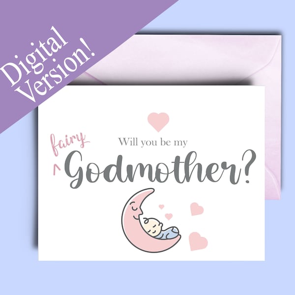 Will You Be My Fairy Godmother - Etsy