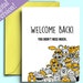 Printable Welcome Back Card for Students, Teachers, Family, Deployed ...