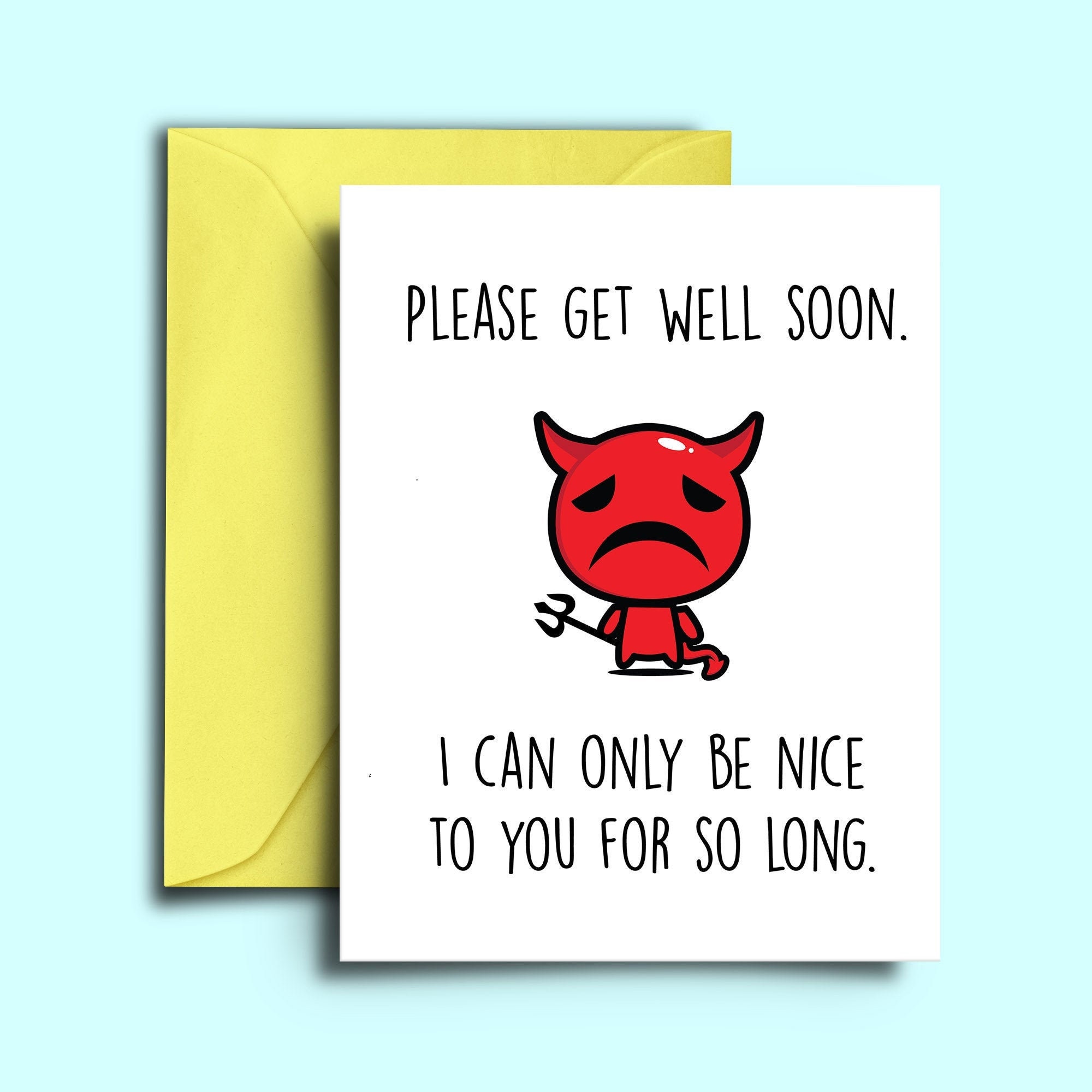 Funny Get Well Soon Card for Best Friend, Feel Better Soon Card, Speedy ...
