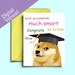 Printable Funny Graduation Card for Meme Lovers Doge With Graduation ...