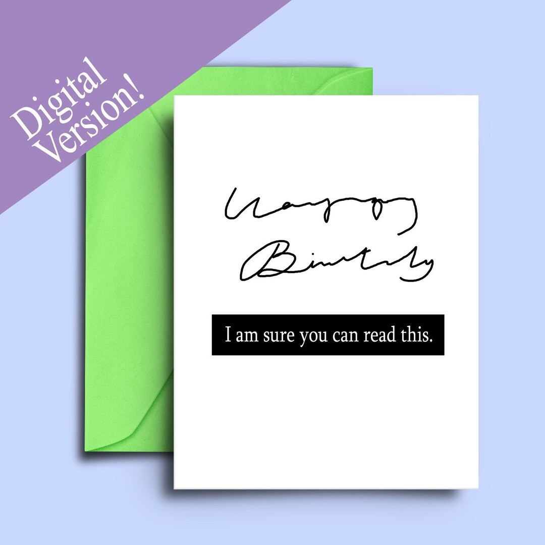 Funny Printable Doctor's Birthday Card for Medical Student, Graduate ...