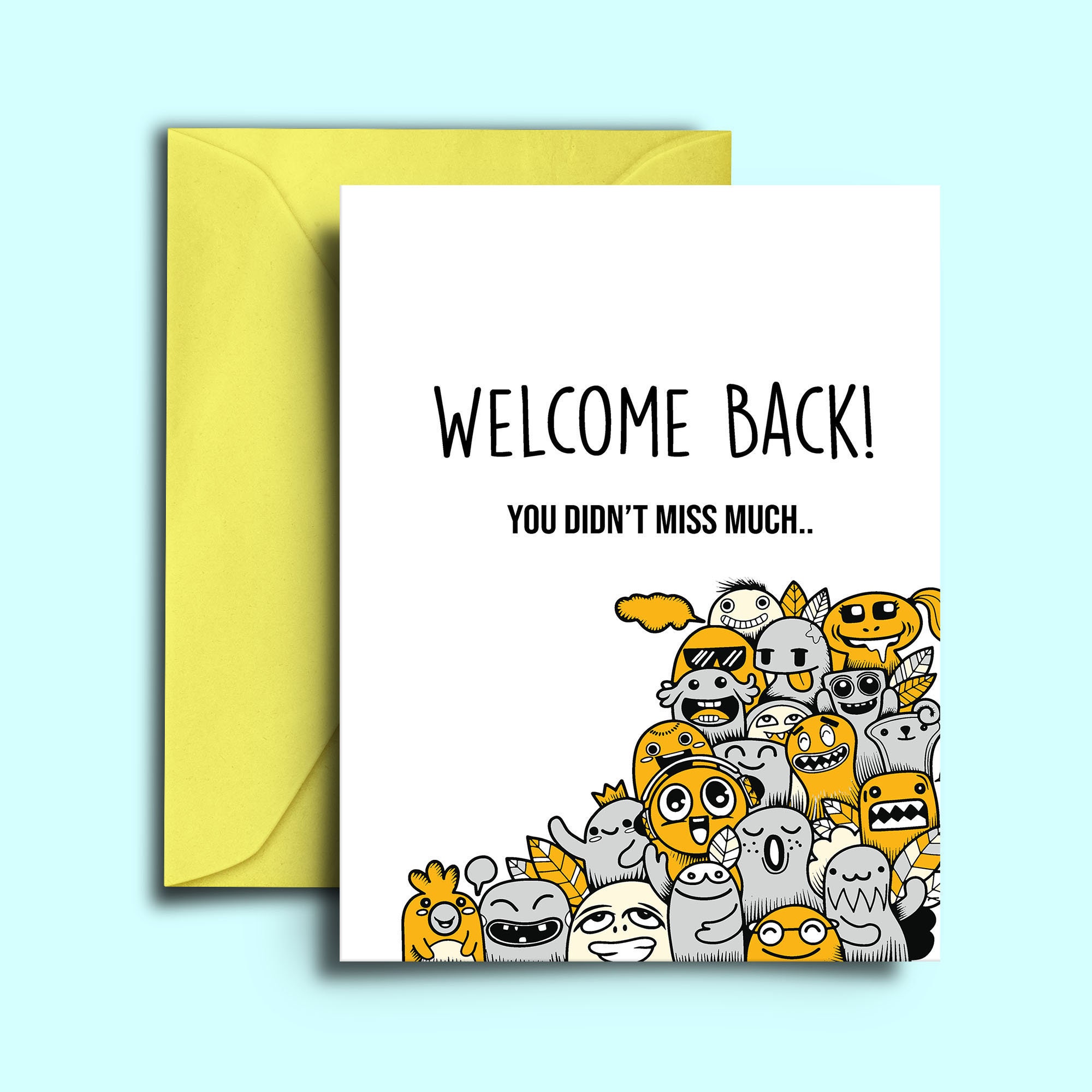 Welcome Back To Work Card