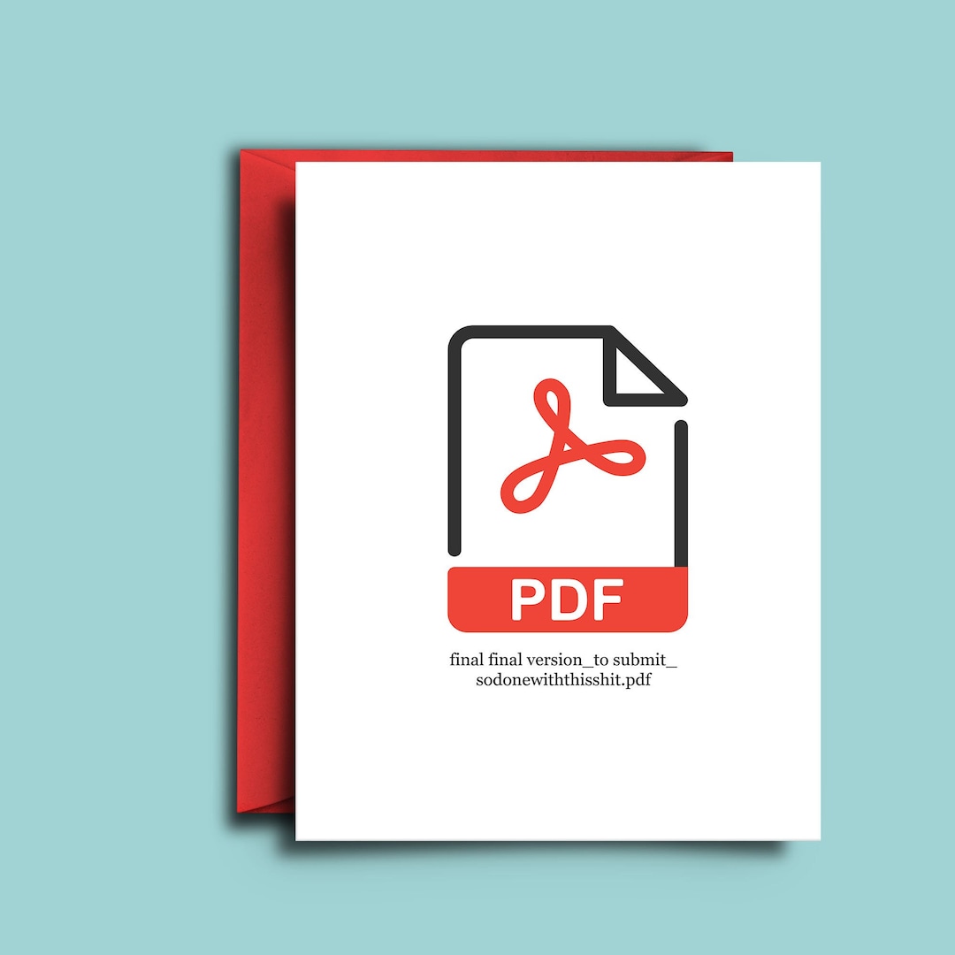 Funny Phd Card - Dissertation Thesis Writing Humor Congratulatory Card ...