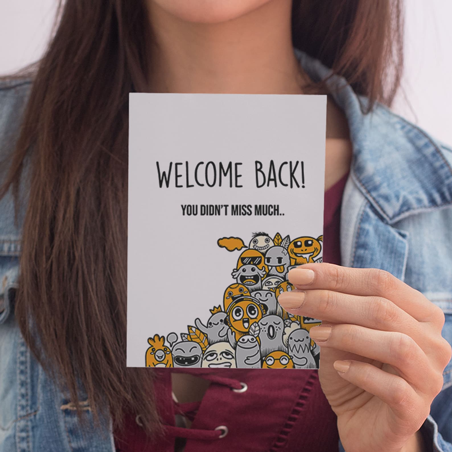 Welcome Back Card for Teachers, Students, Soldier Dad, Coworkers - Back ...