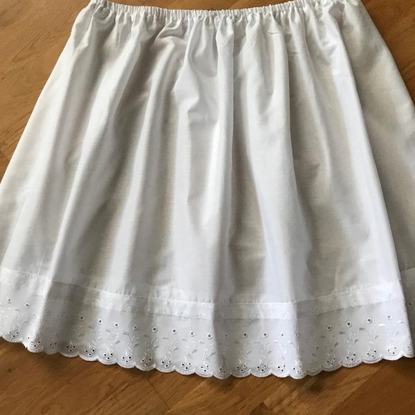 Eyelet Cotton Slip - Etsy