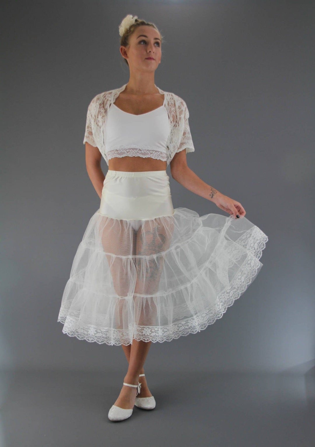 Lace Edged Net Petticoat Choose From 13 Colours Choose - Etsy