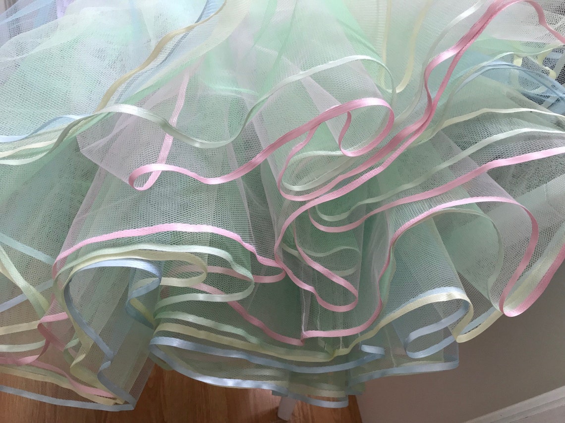 6 Layer Rainbow Net Petticoat - Choose From 28 Colours - Etsy