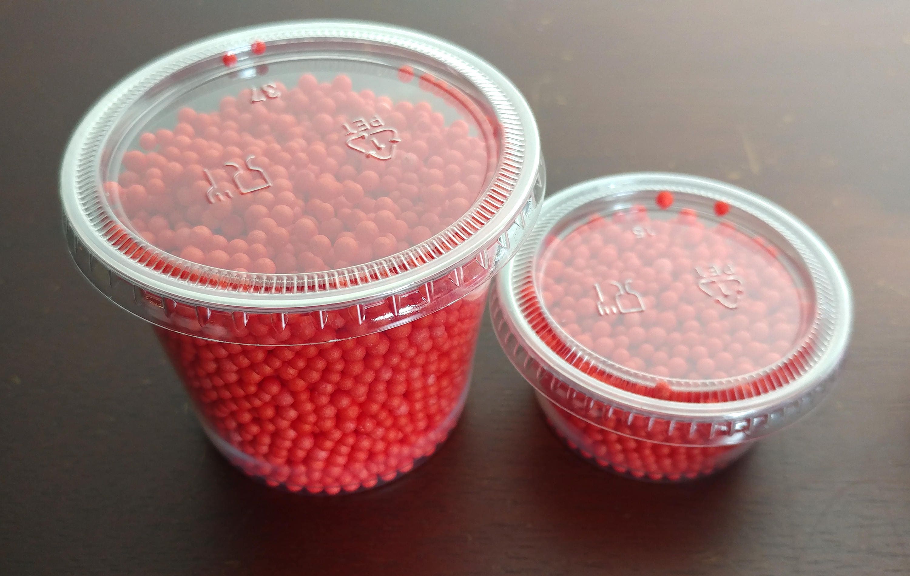 Buy Bright Red (size 2-4mm) Styrofoam Polystyrene Mini Micro Beads ...