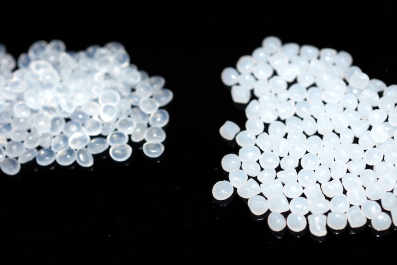 Translucent Clear White (size 2-4mm) Plastic Mini Micro Beads Balls ...