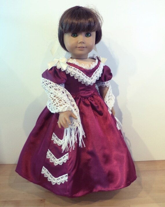 Civil War Era Ballgown Handknit Shawl and Hairpiece for 18 - Etsy