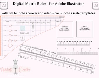 Ruler Template Illustrator