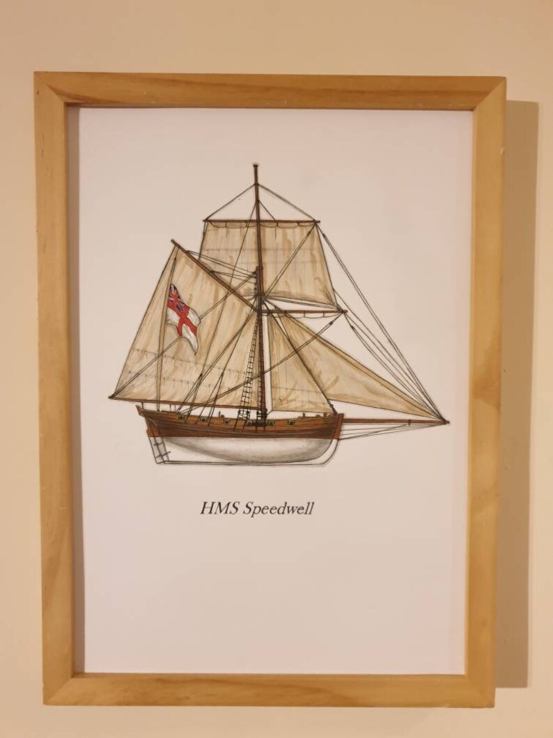 HMS Speedwell Navy Cutter - Etsy