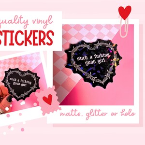 Such a Good Girl Sticker | Bookish Gift | Dark Romance Reader | Kindle ...