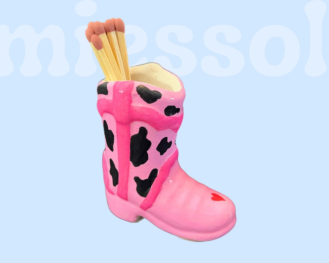Cowboy Boot Match Holder Funky Homeware Home Decor Groove Decor Cute ...