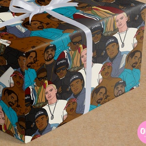 Rapping Paper Snoop Dog Dr. Dre Ice Cube Eazy E - Etsy