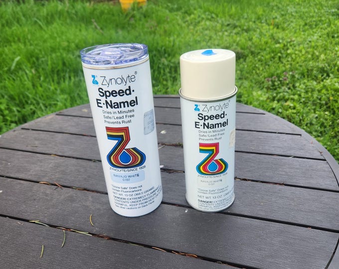 Retro 1970's 1980's Zynolyte Spray Paint Can 20oz Stainless Tumbler ...