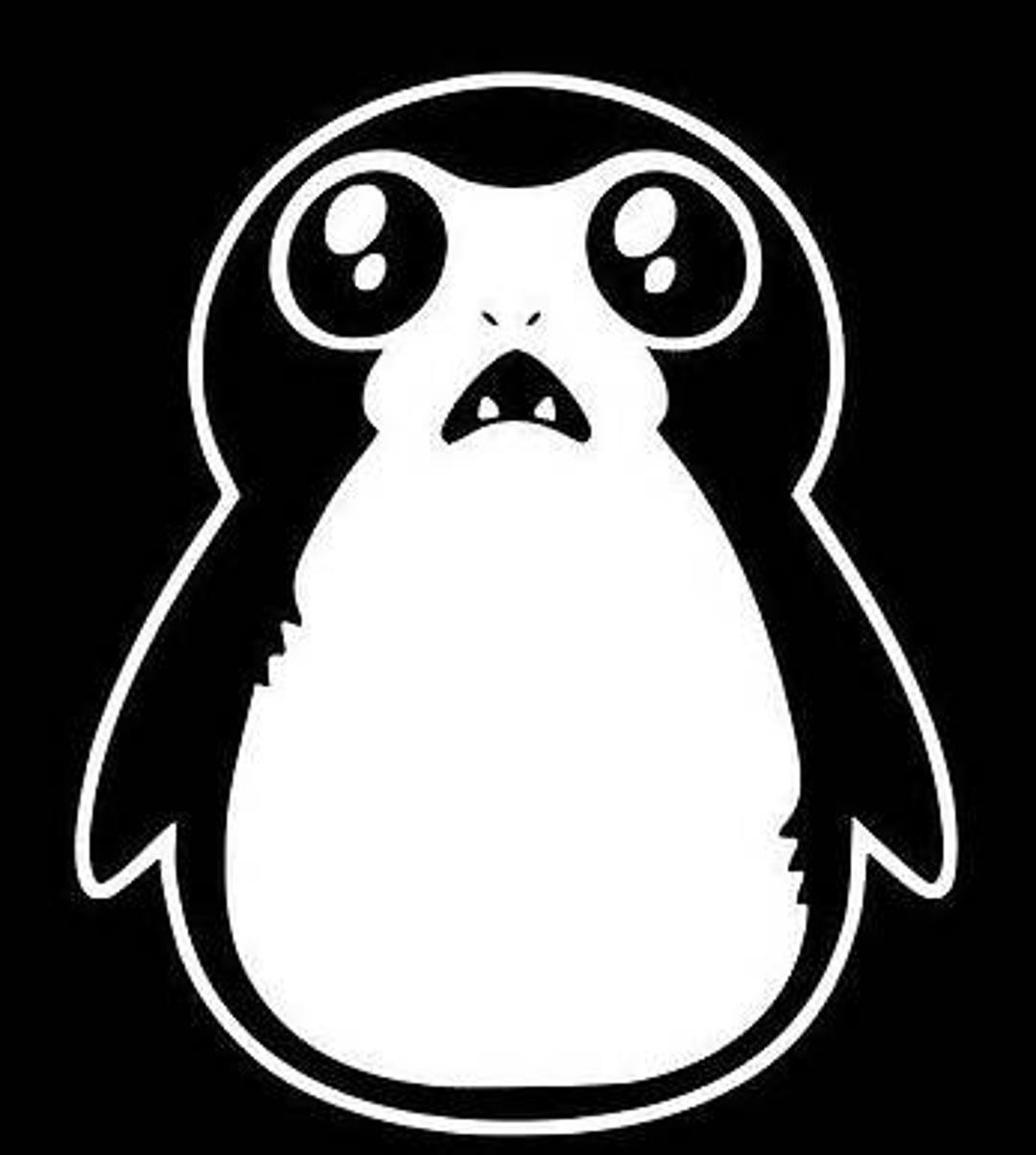 Disney Porg Decal - Etsy