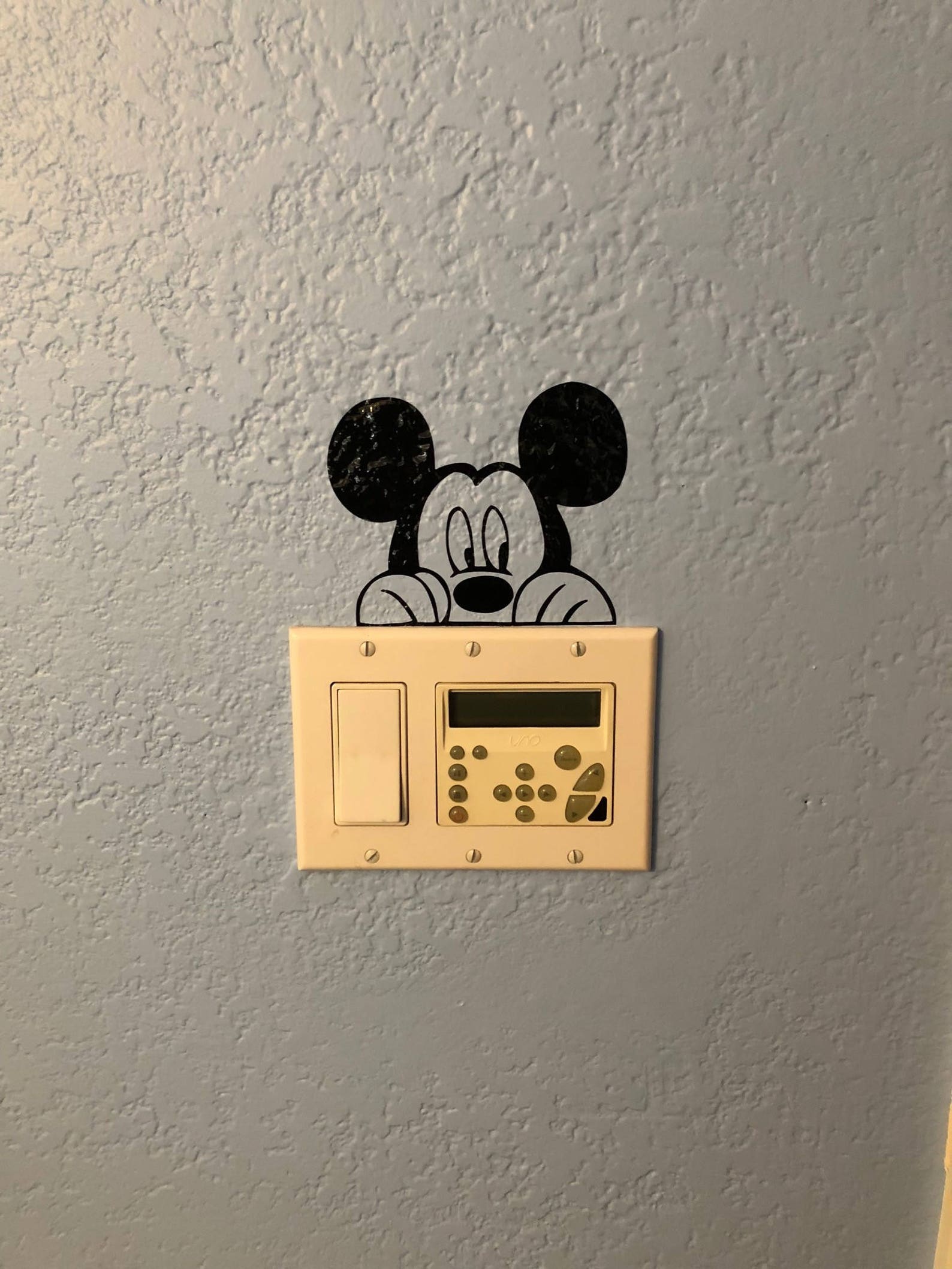 Mickey Light Switch Decal - Etsy