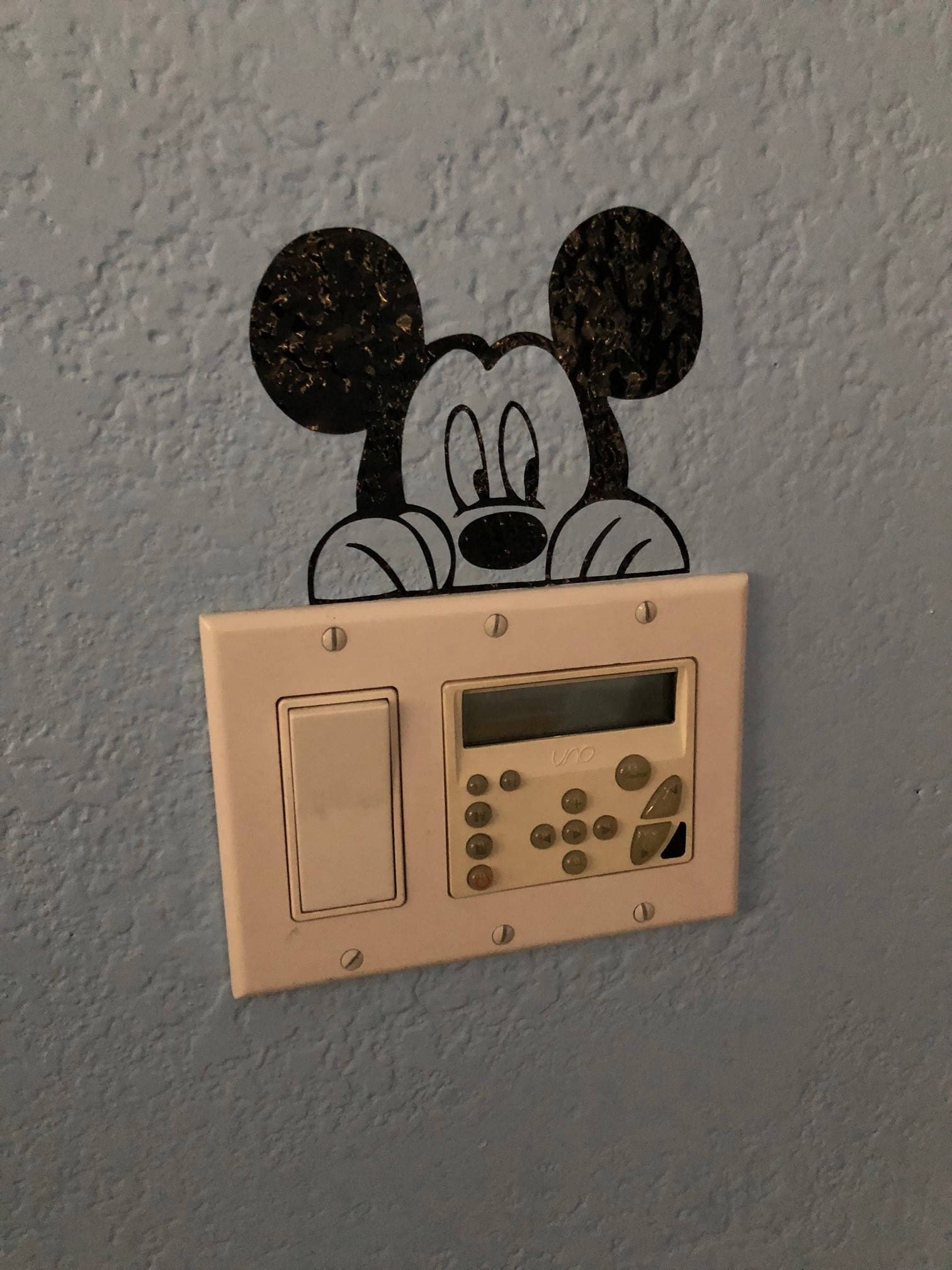 Mickey Light Switch Decal - Etsy