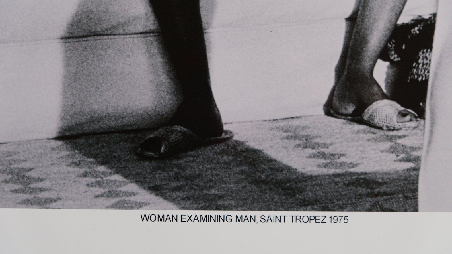 Helmut Newton 'woman Examining Man Saint Tropez 1975' - Etsy